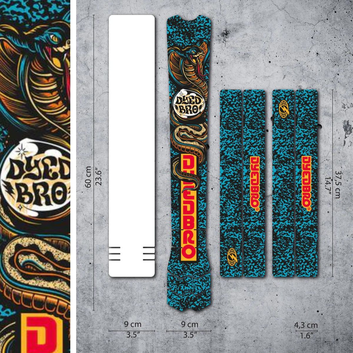 DYEDBRO MTB FRAME PROTECTION - RRR – Cycle Plus NZ LTD